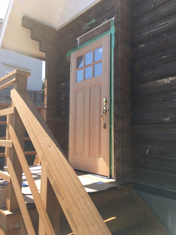 玄関ドア周りの額縁設置工事 IN茨城県土浦市 〗 | ホンカ埼玉東 STAFF’S BLOG